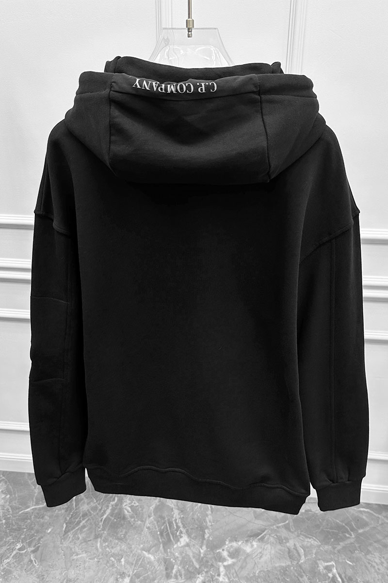 C.P. Company Чёрная мужская кофта Lens-detail