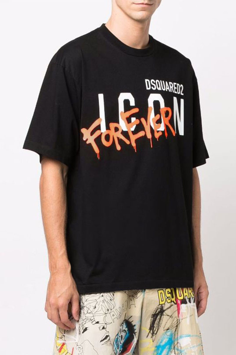 Dsquared2 Мужская футболка "ICON" Forever - Black